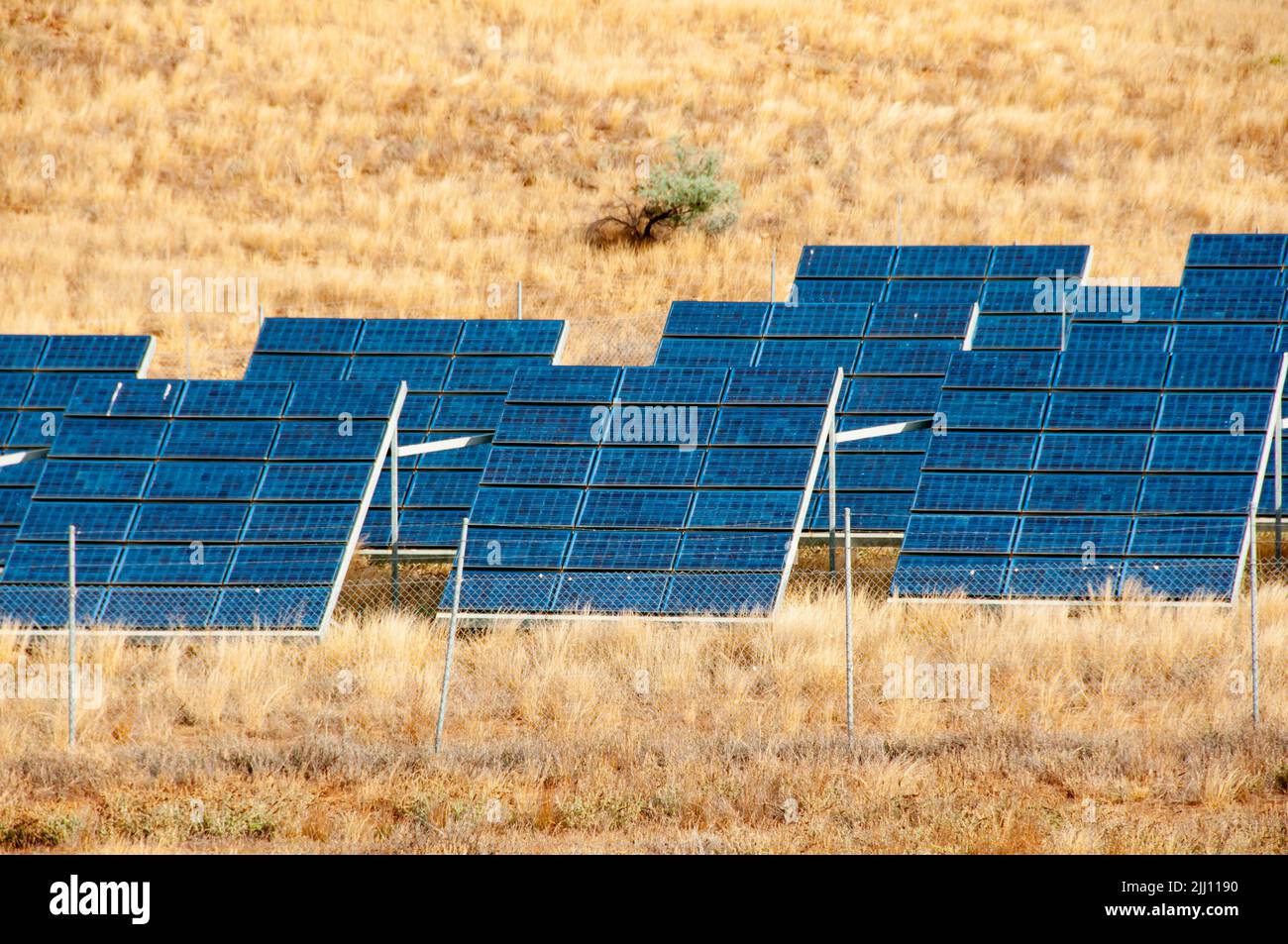 Solar Power Station in the Outback Stock Photo - Alamy