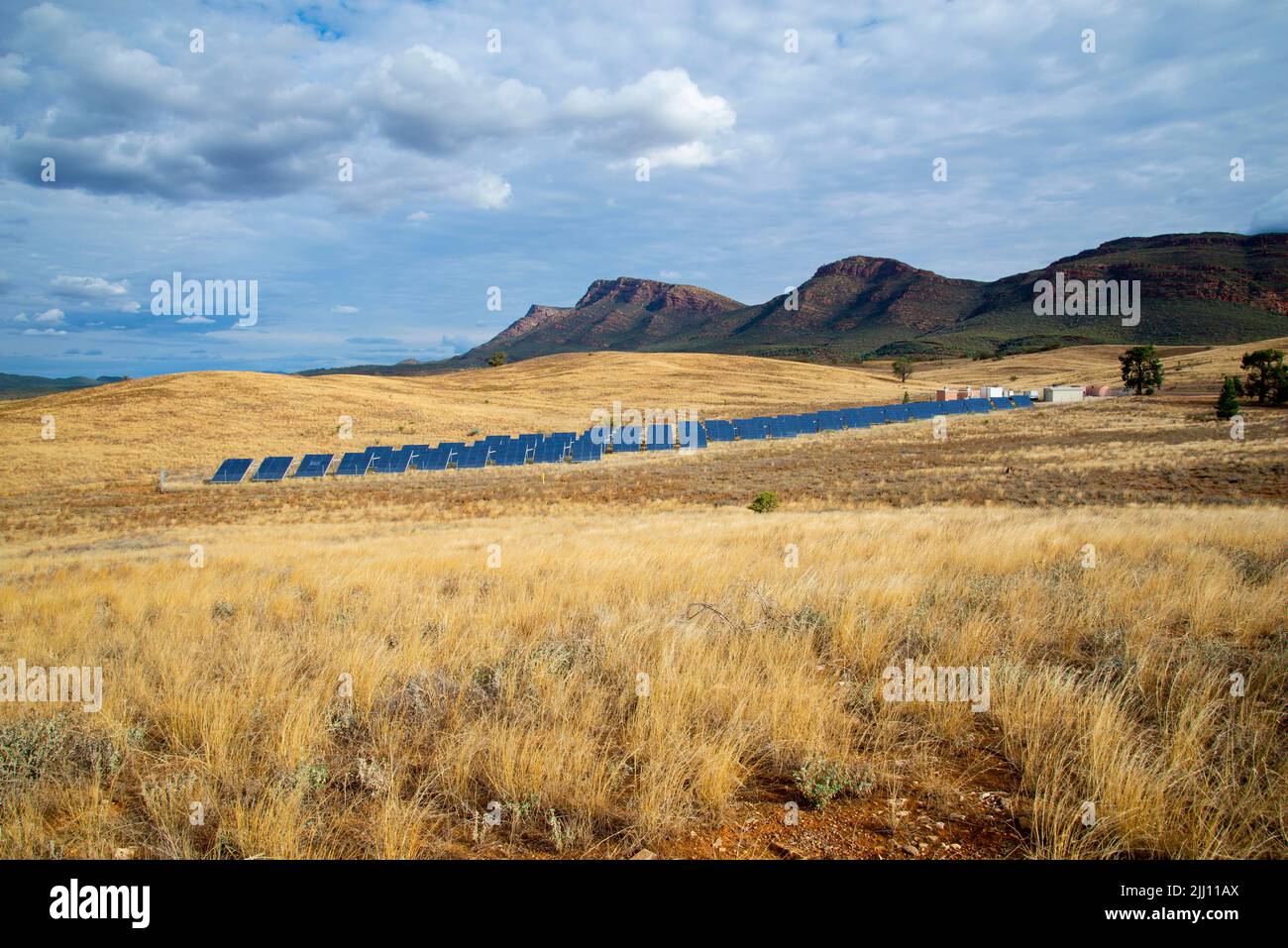 Solar Power Station in the Outback Stock Photo - Alamy