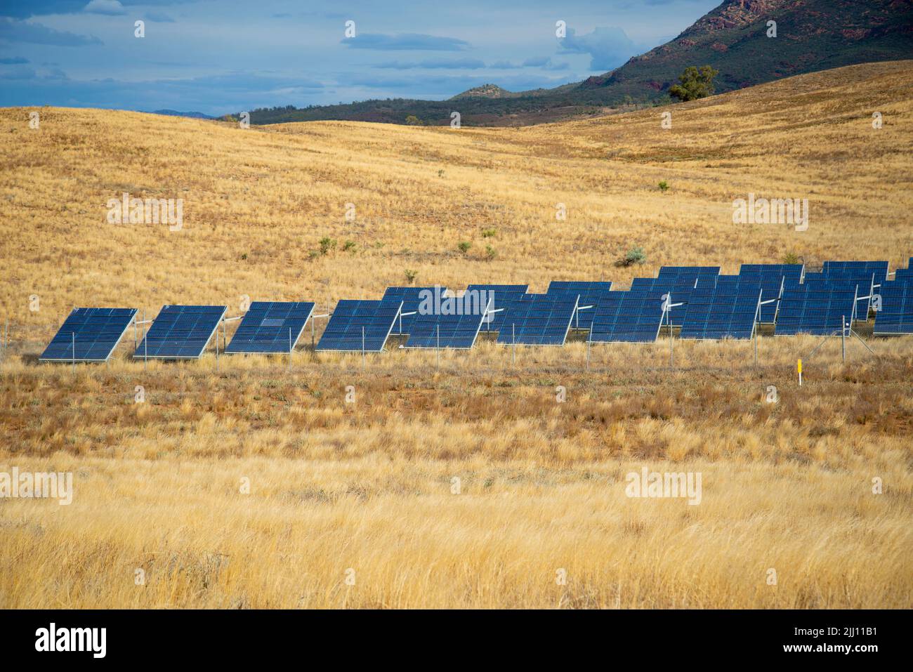 Solar Power Station in the Outback Stock Photo - Alamy
