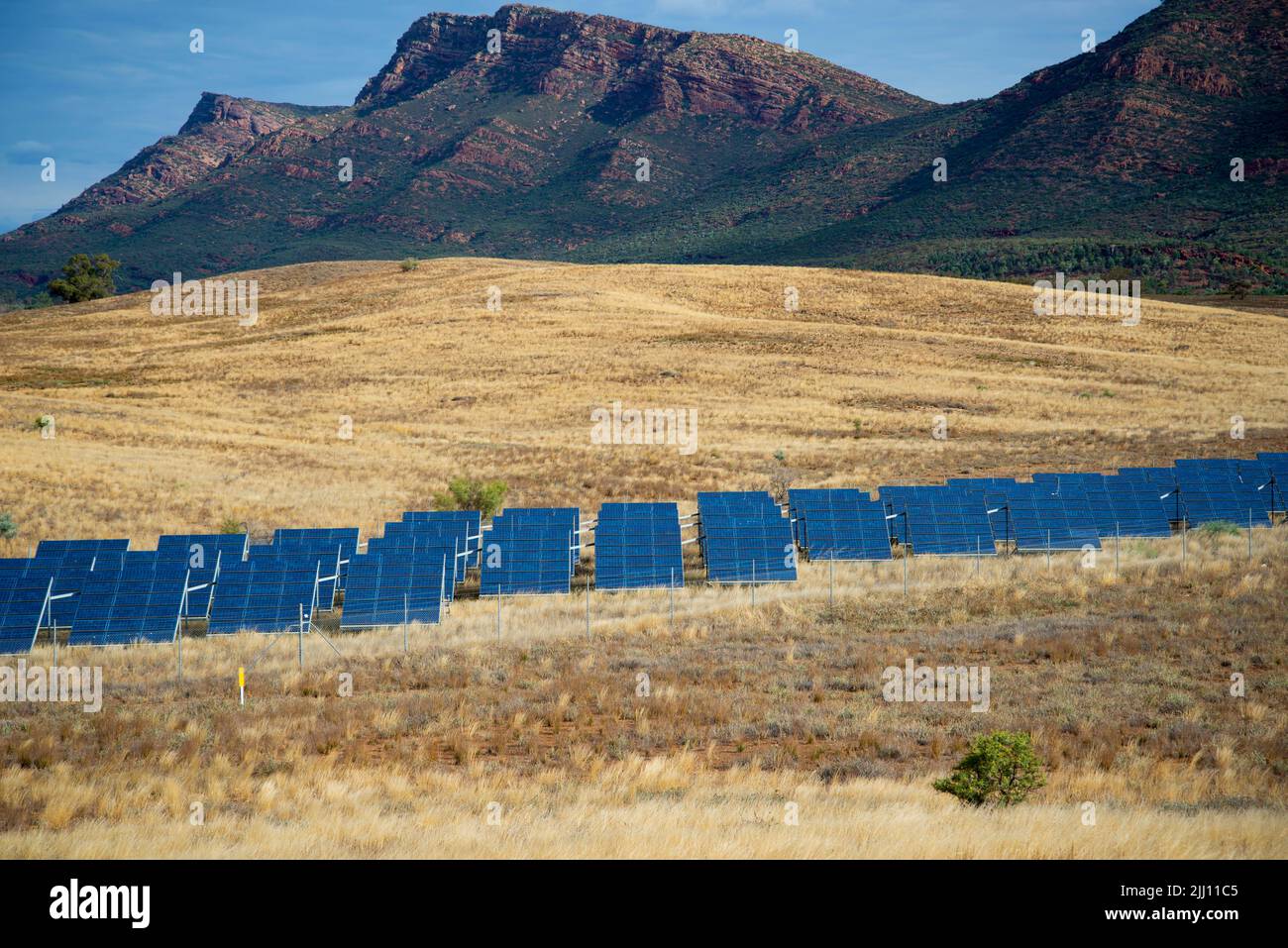 Solar Power Station in the Outback Stock Photo - Alamy