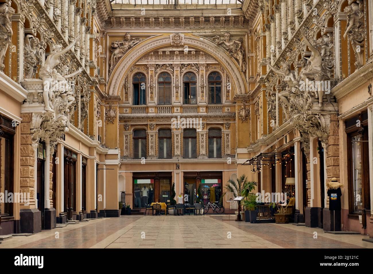 Photo of the interior architecture of the Passage in Odessa, Ukraine ...