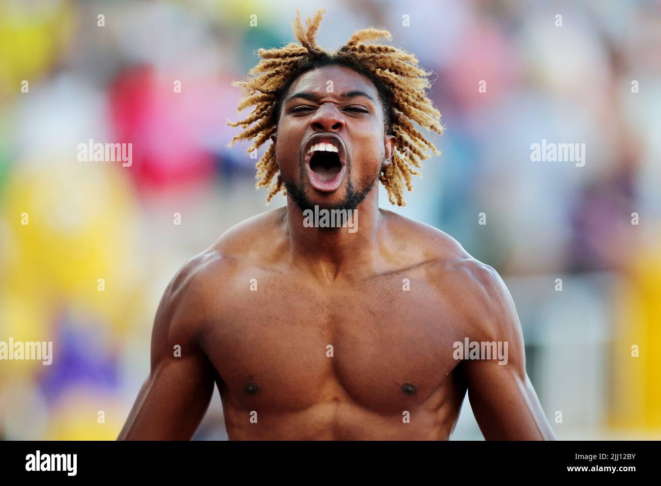 Hayward Field, Eugene, Oregon, USA. 21st July, 2022. Noah Lyles (USA ...