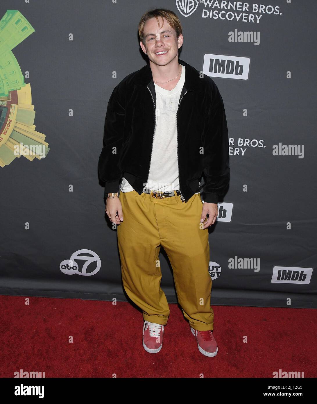 Los Angeles, USA. 21st July, 2022. Leo Baker arrives at the 2022 ...