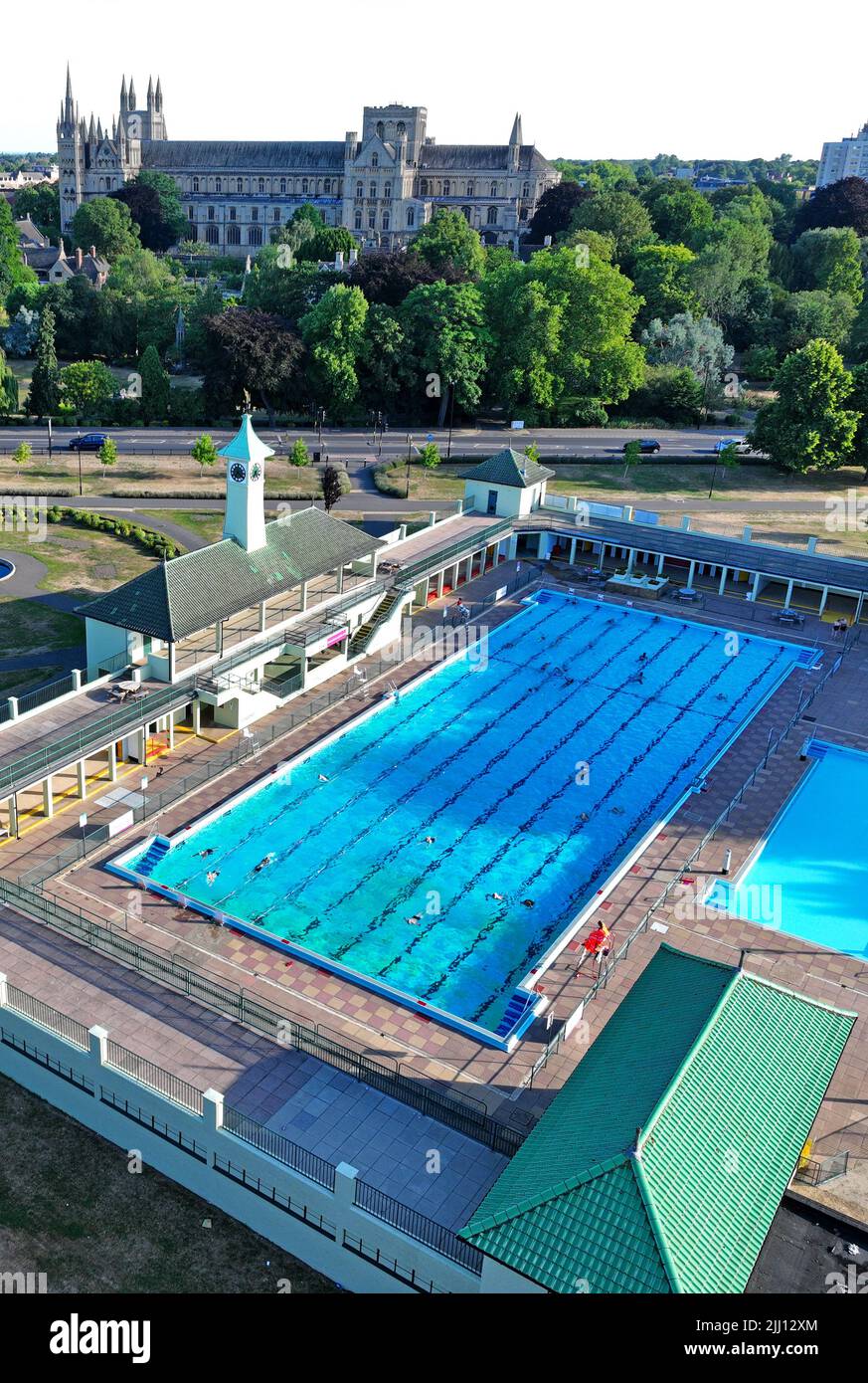As we get ready for the next heatwave, some swimmers enjoy at dip in ...