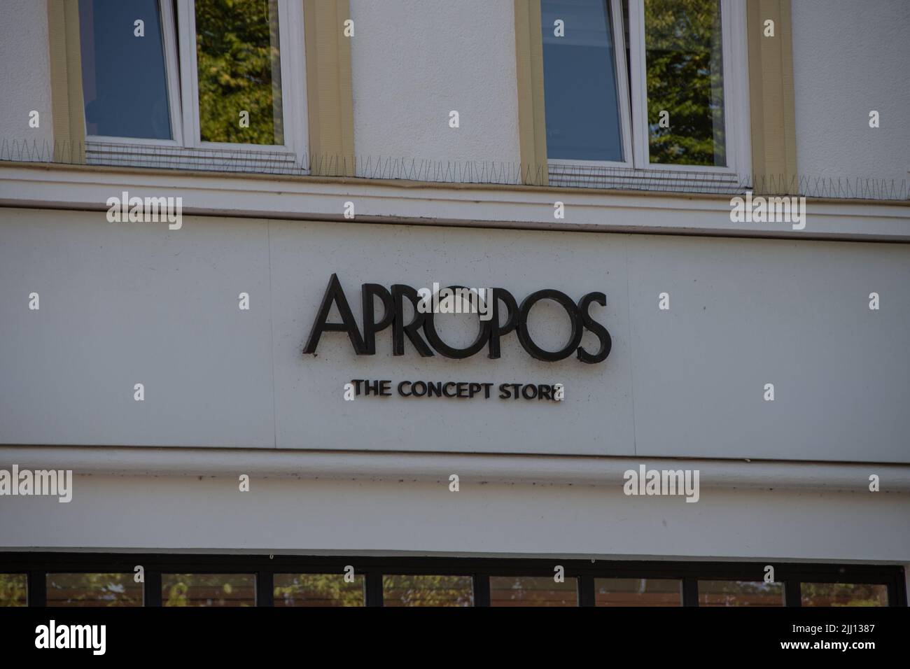 Hamburg, Germany 23 June 2022, The brand logo of the national luxury ...