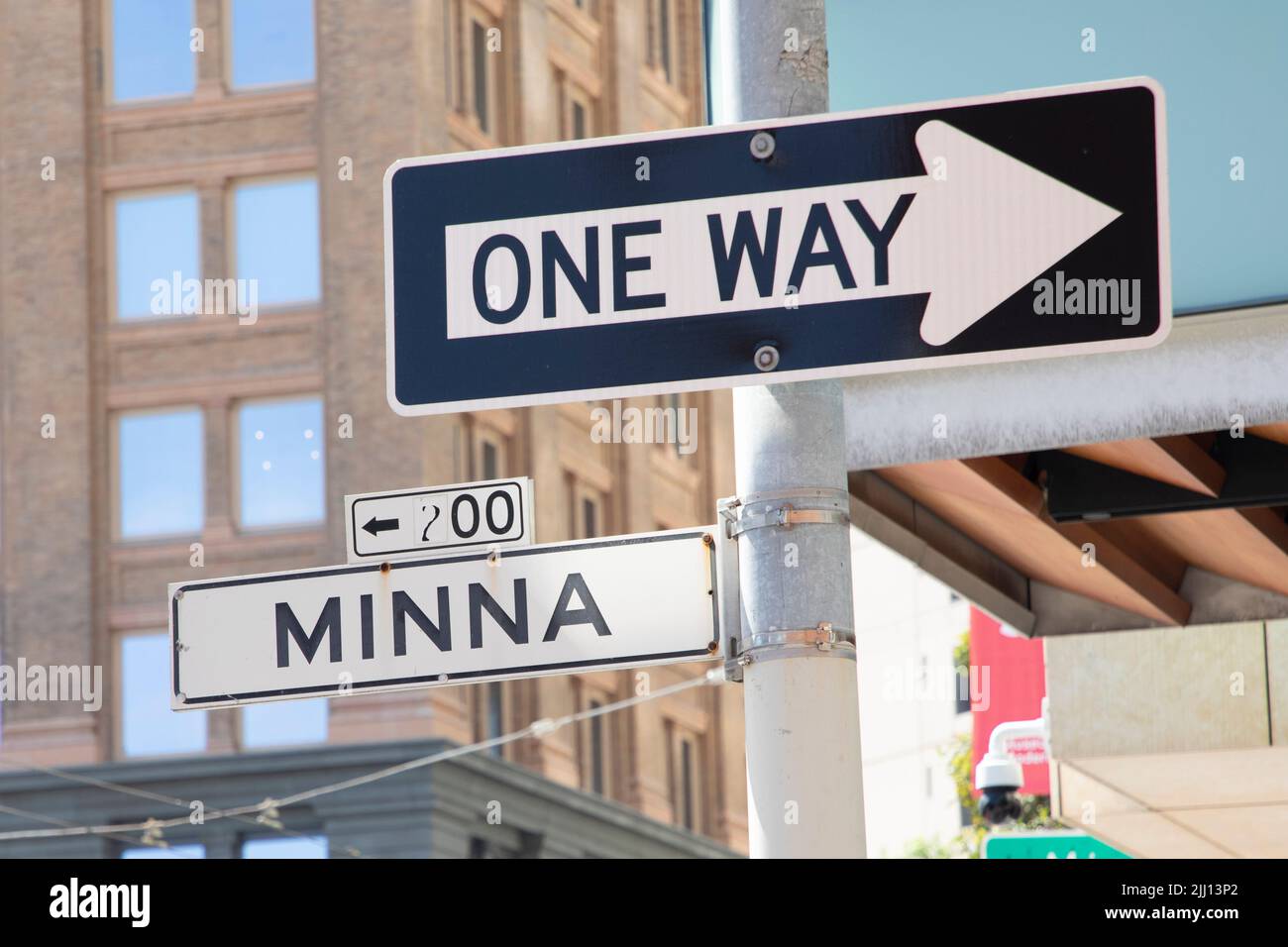 One way traffic sign usa hi-res stock photography and images - Alamy