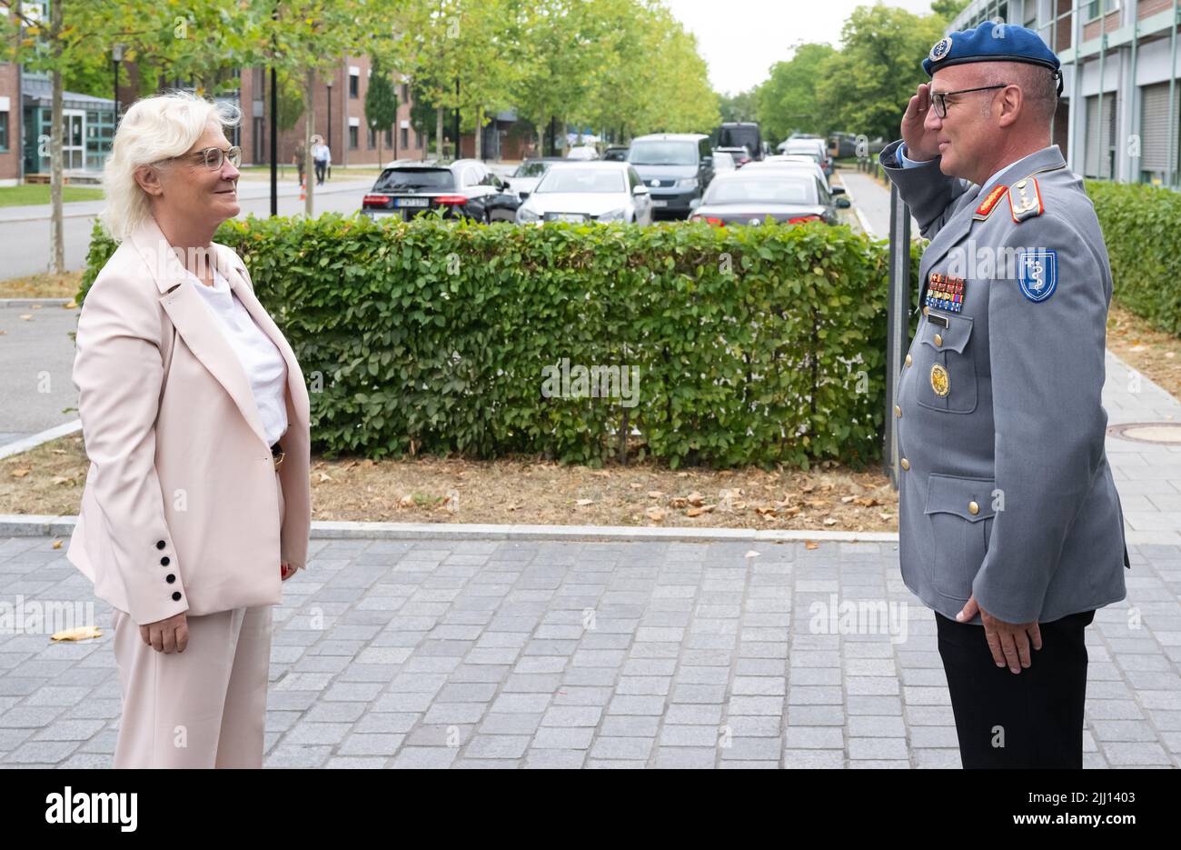 Munich, Germany. 21st July, 2022. Christine Lambrecht (SPD), Federal ...