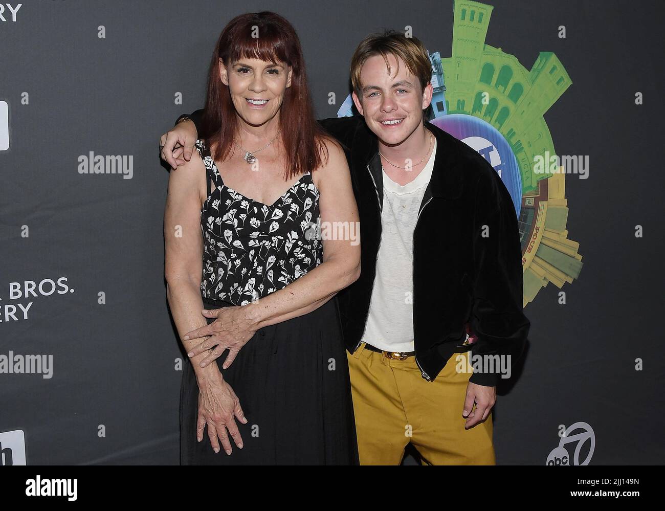 Los Angeles, USA. 21st July, 2022. (L-R) Donna Baker and Leo Baker ...