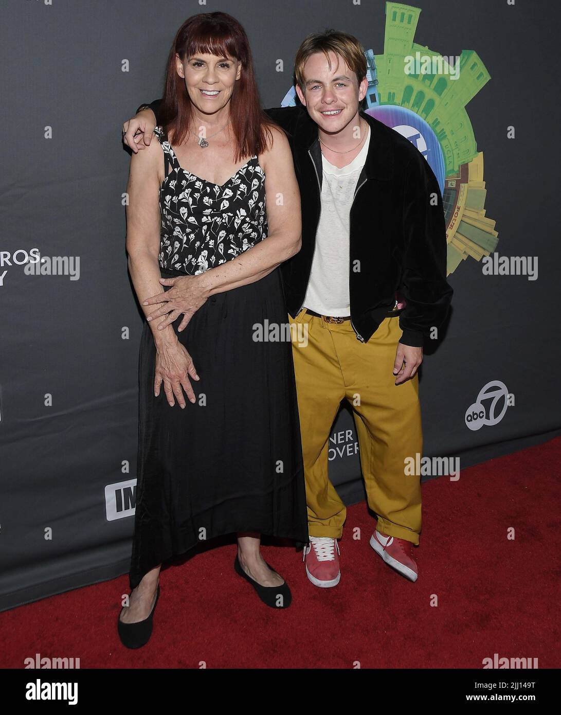 Los Angeles, USA. 21st July, 2022. (L-R) Donna Baker and Leo Baker ...