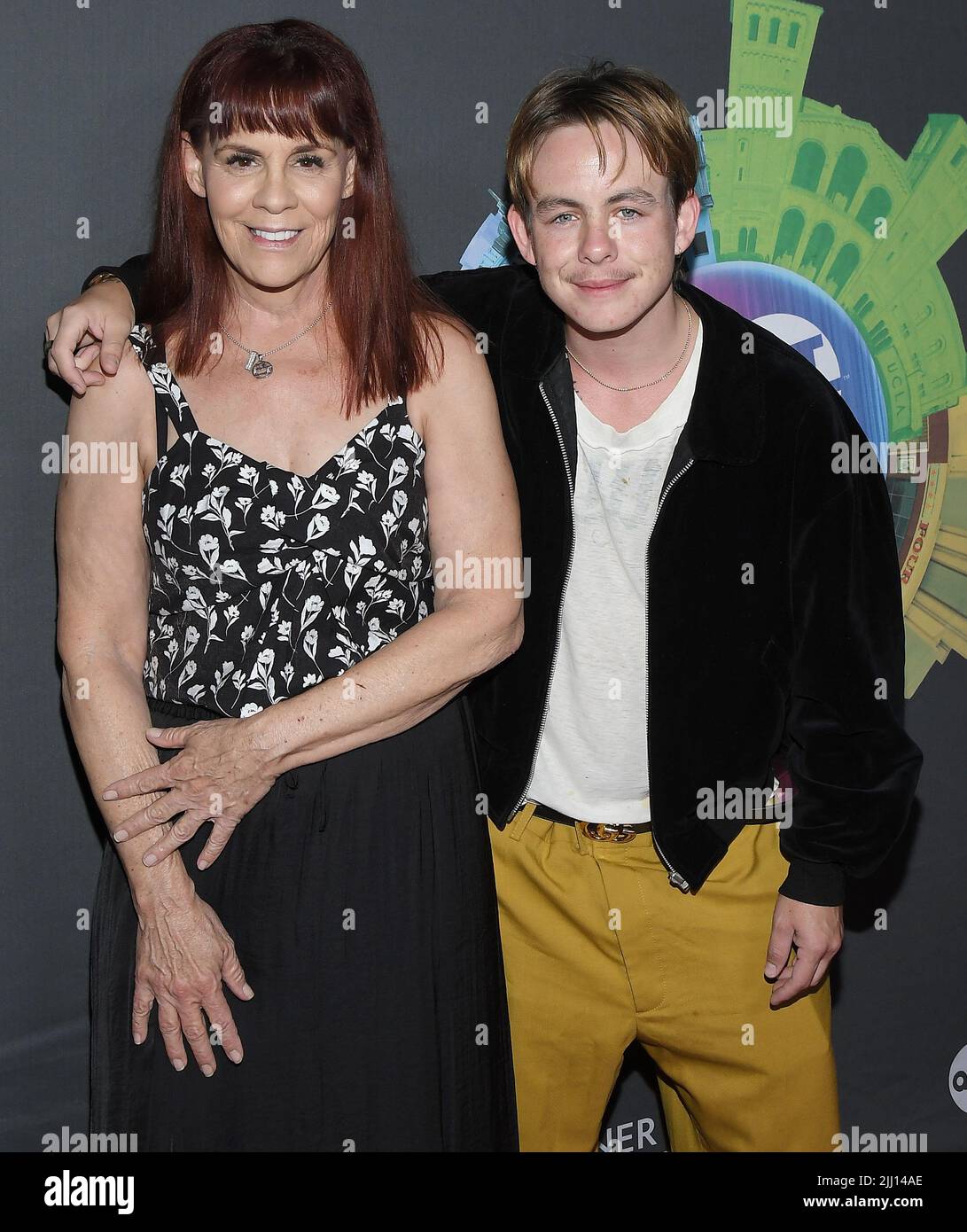 Los Angeles, USA. 21st July, 2022. (L-R) Donna Baker and Leo Baker ...