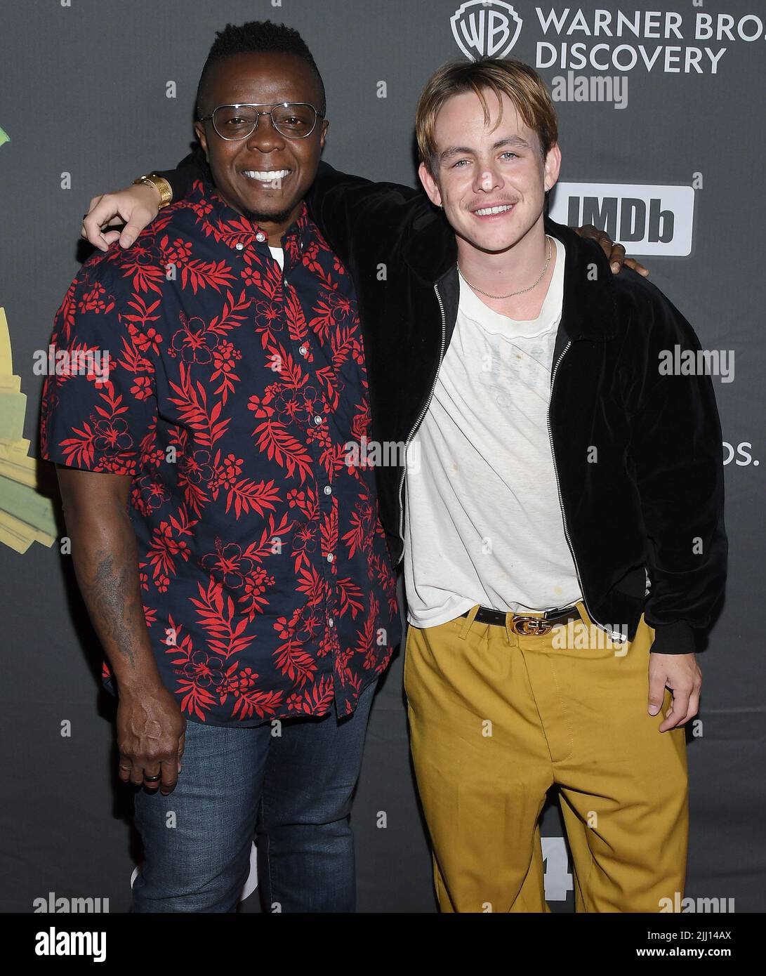 Los Angeles, USA. 21st July, 2022. (L-R) Yance Ford and Leo Baker at ...