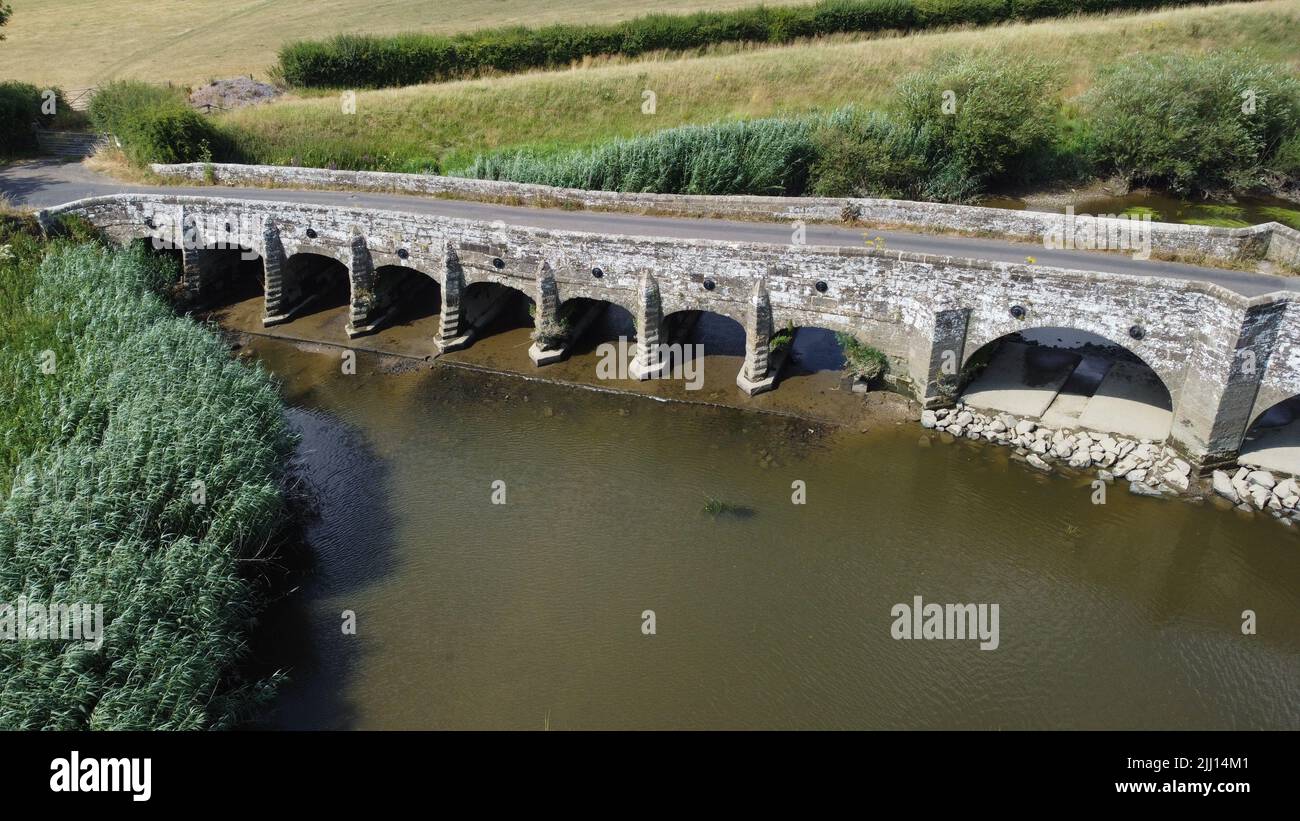 Historic Greatham Bridge Stock Photo - Alamy
