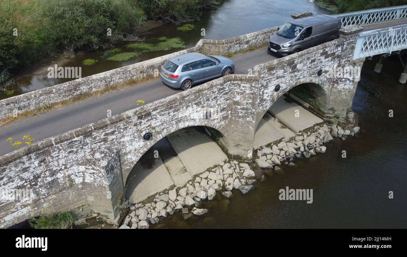 Historic Greatham Bridge Stock Photo - Alamy
