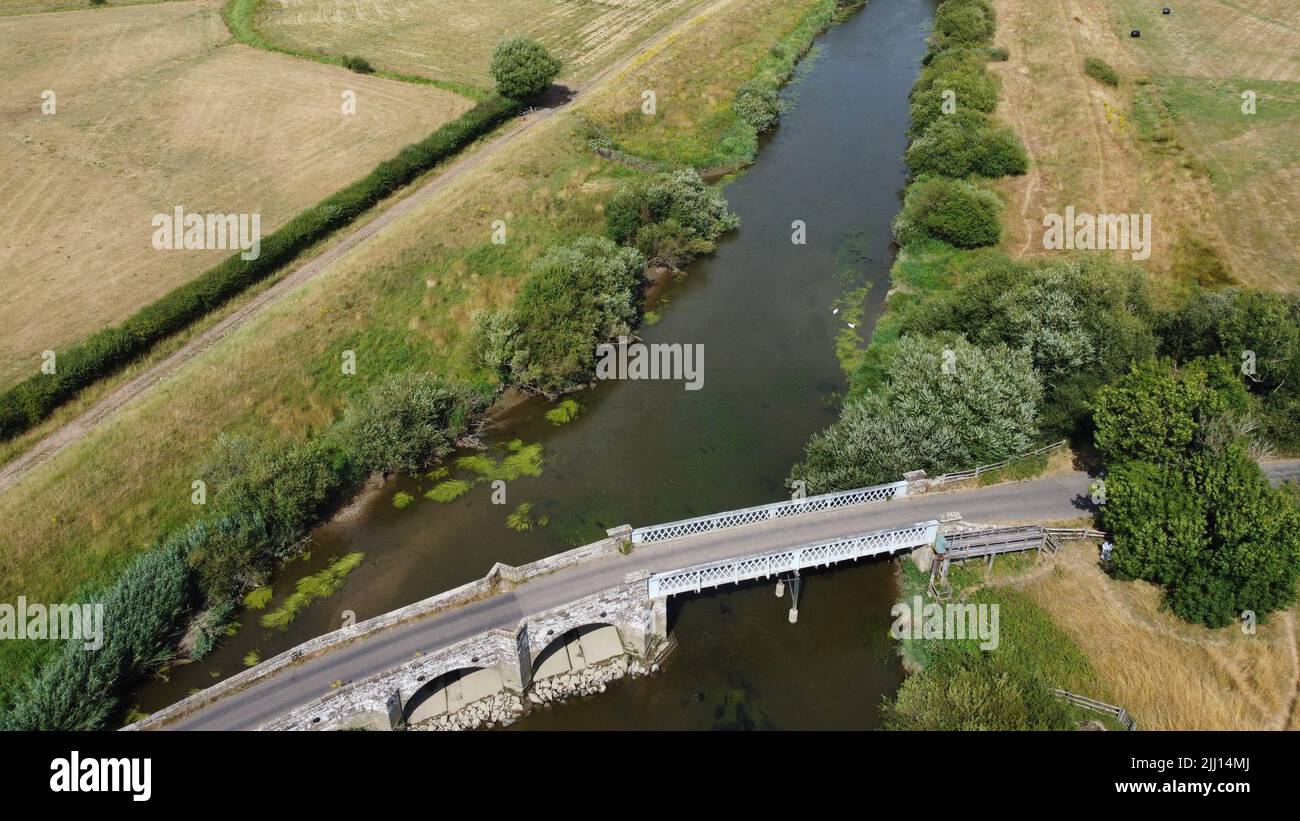Historic Greatham Bridge Stock Photo - Alamy