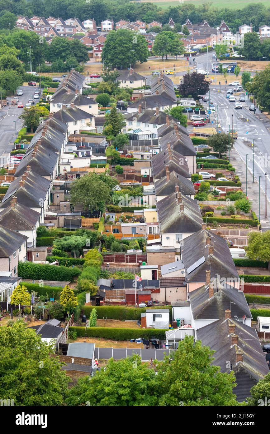Aerial image of Clifton captured from the roof of Southchurch Court ...