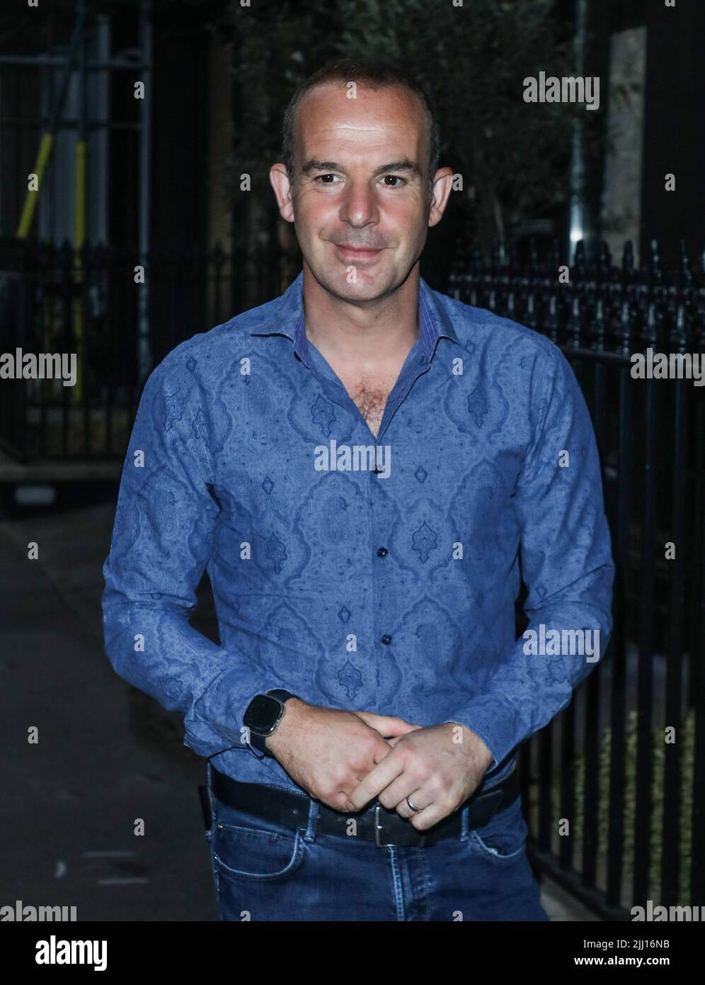 Martin Lewis seen attending the ITV Summer Party 2022 at The Mandrake ...