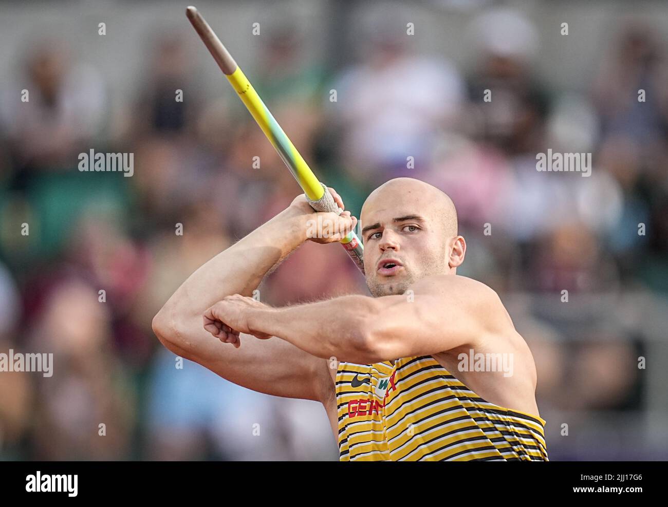 Eugene, USA. 21st July, 2022. Athletics: World Championship, Javelin ...