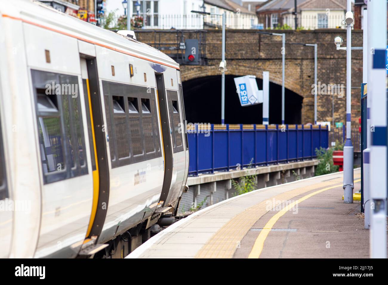 Gravesend railway station, Kent, England , UK. Some parts of the ...