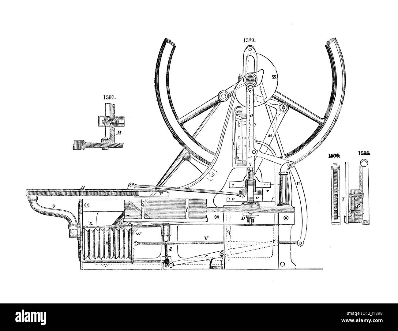 Envelope folding machine Cut Out Stock Images & Pictures - Alamy