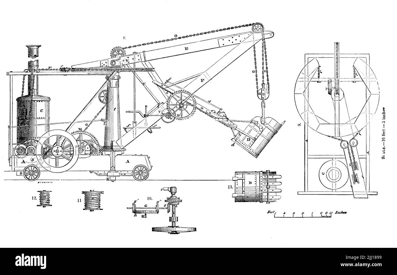 Schematic illustration of his steam engine Cut Out Stock Images ...