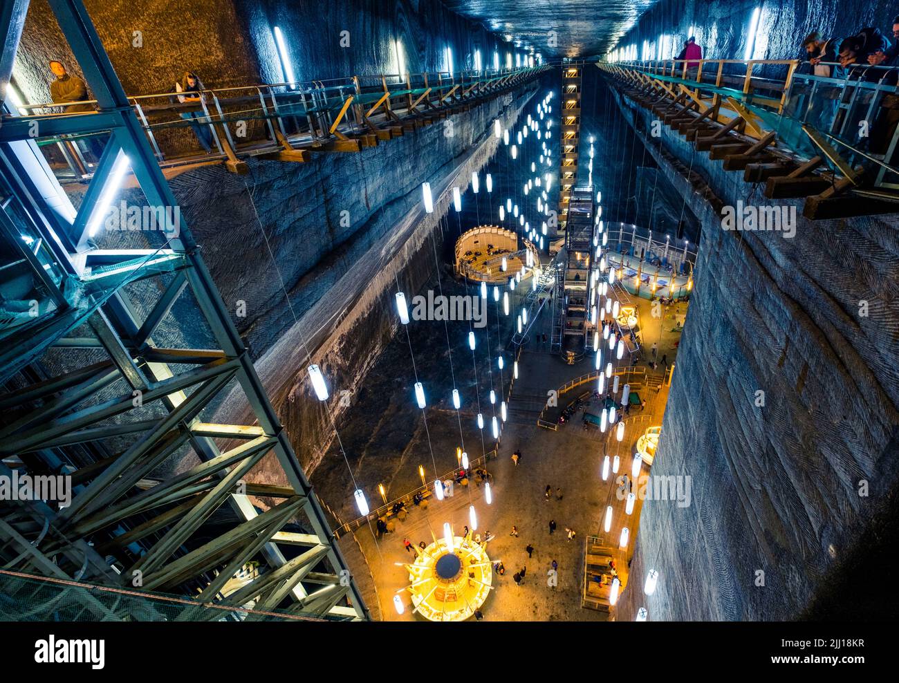 Famous Salina Turda in Romania Stock Photo - Alamy