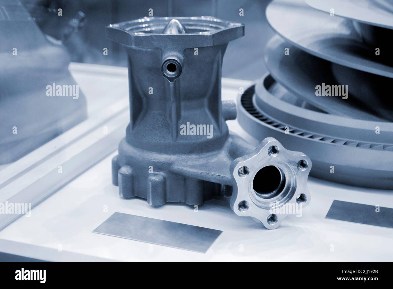 Model object of a large industrial part printed on a 3D printer from ...