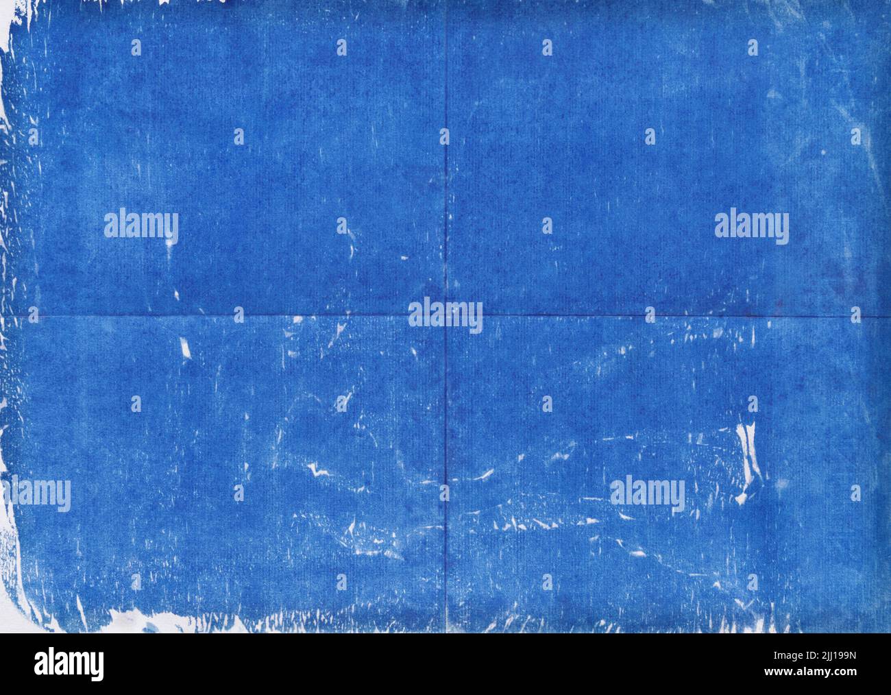 Old blue paper folded and stained, texture background Stock Photo - Alamy