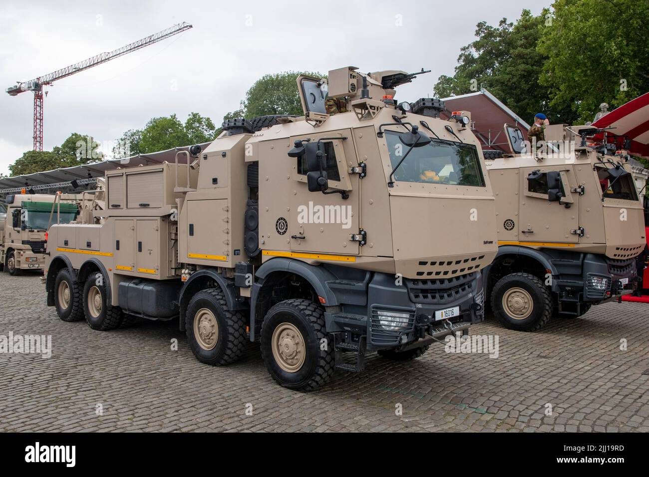 A TAURUS CRV and a AURUS PRV vehicle pictured during the military and ...