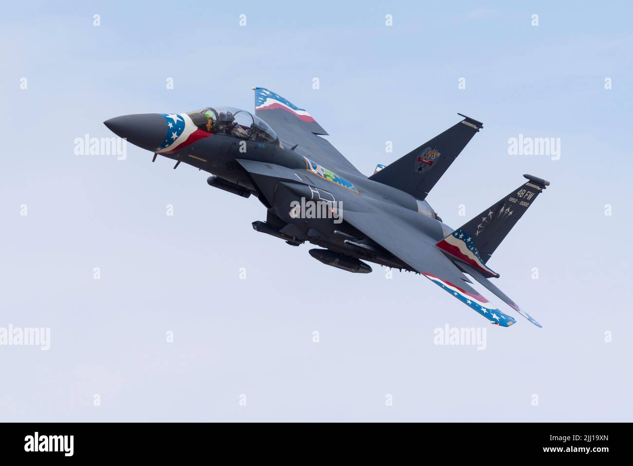 McDonnell Douglas F-15E Strike Eagle 92-0364 of 492FS/48FW based at RAF ...