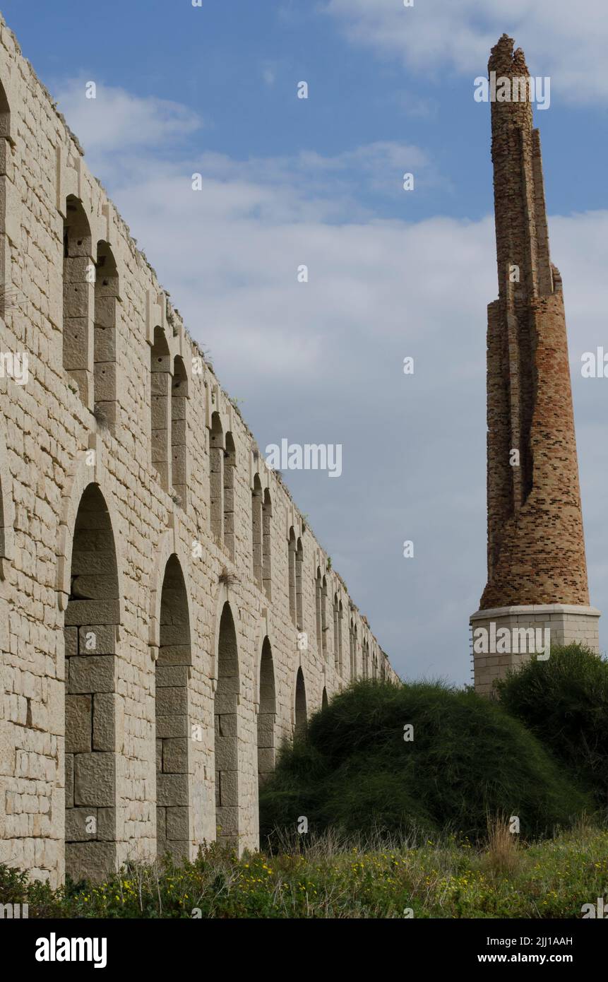 La Fornace Penna Tile factory ruins Sicily Italy Roman Stock Photo - Alamy