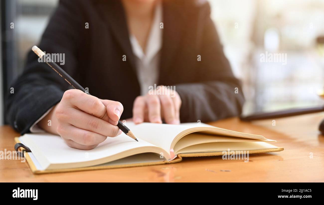 Pencil suit hi-res stock photography and images - Alamy