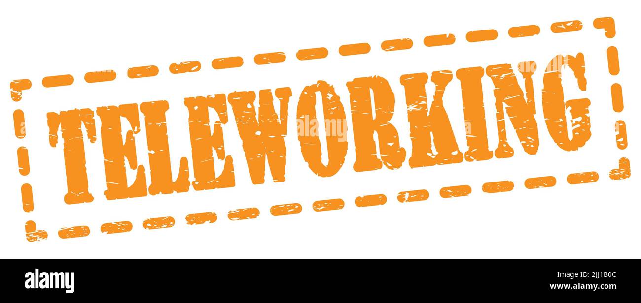 Teleworking stamp hi-res stock photography and images - Alamy