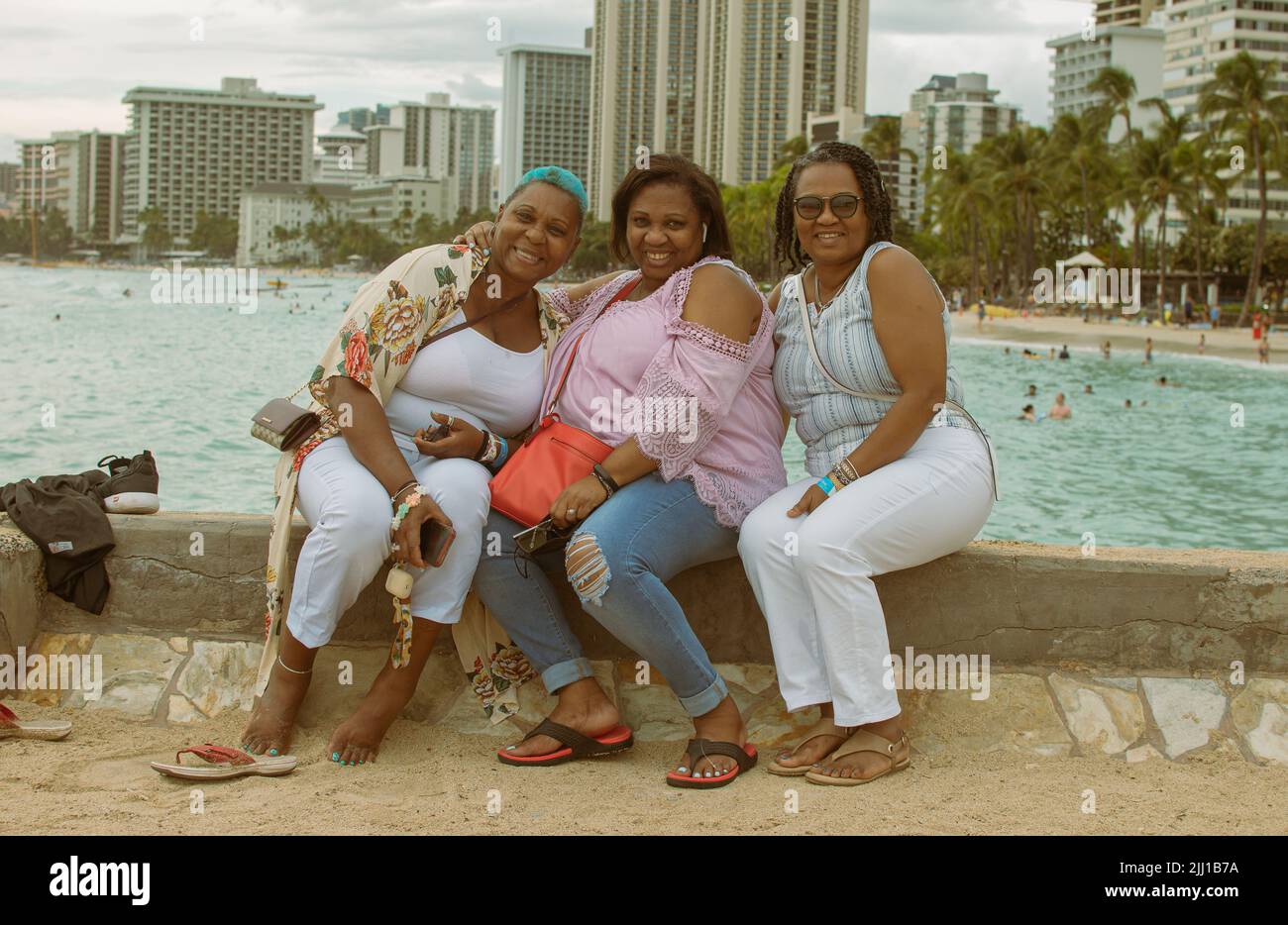 Editorial content from people surfing in Oahu, Honolulu, Hawai Stock ...