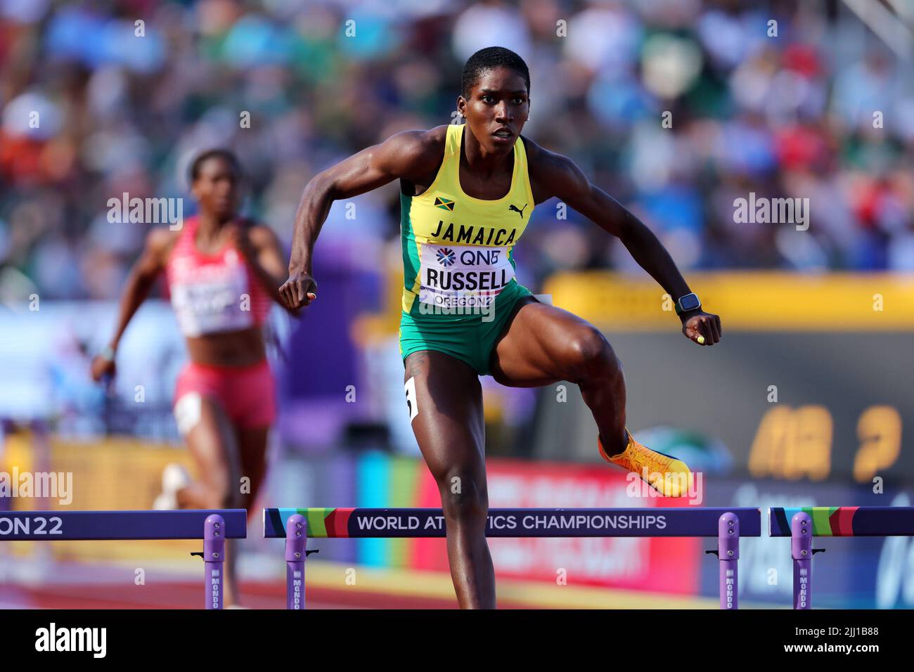 Hayward Field, Eugene, Oregon, USA. 19th July, 2022. Janieve Russell ...