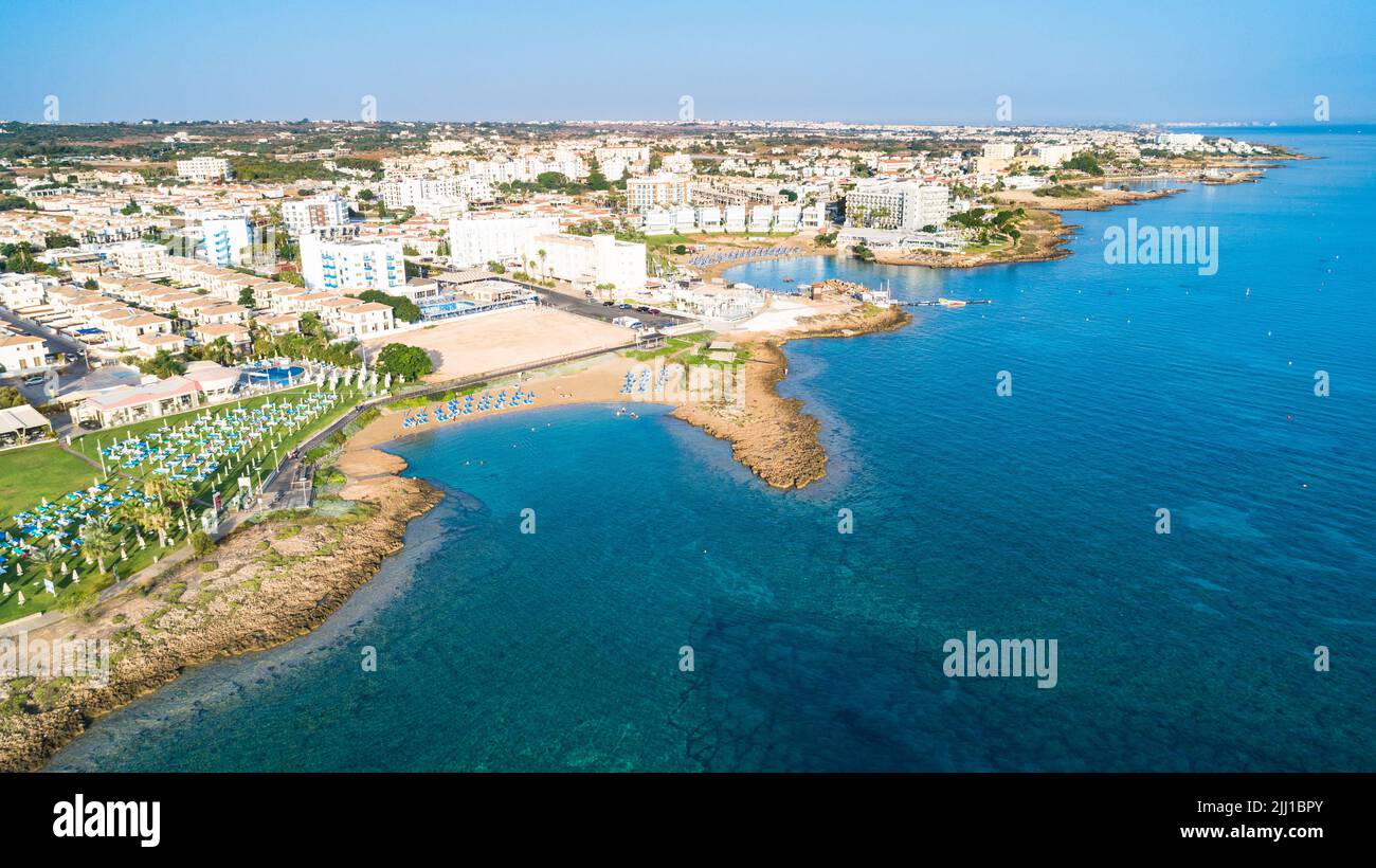 Paralimni aerial hi-res stock photography and images - Alamy