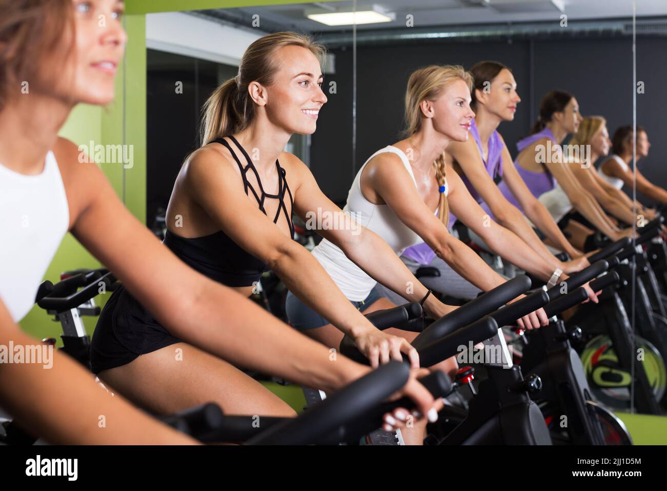 Women girls cycling females hi-res stock photography and images - Alamy