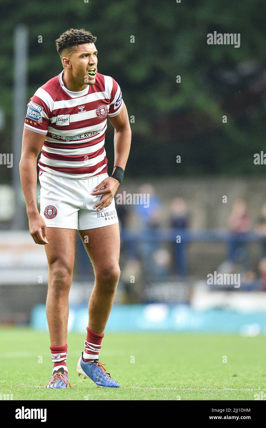Leeds, England - 21st July 2022 - Kai Pearce-Paul of Wigan Warriors ...