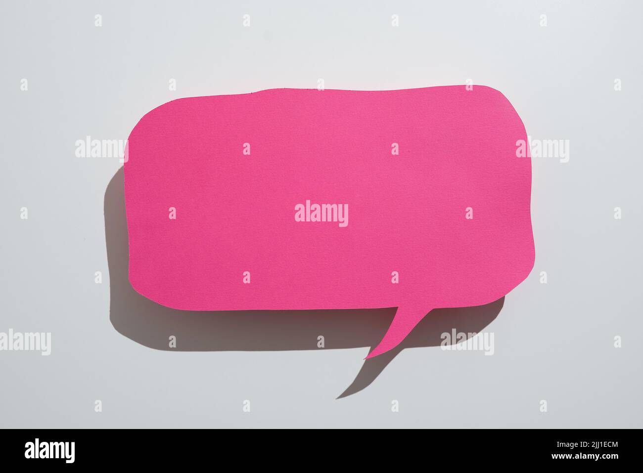 Speech Bubble On Floor With Important Information Written In. Dialogue ...