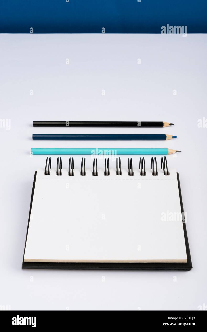Important Message Written On Notebook Next To Pencils. Crutial ...