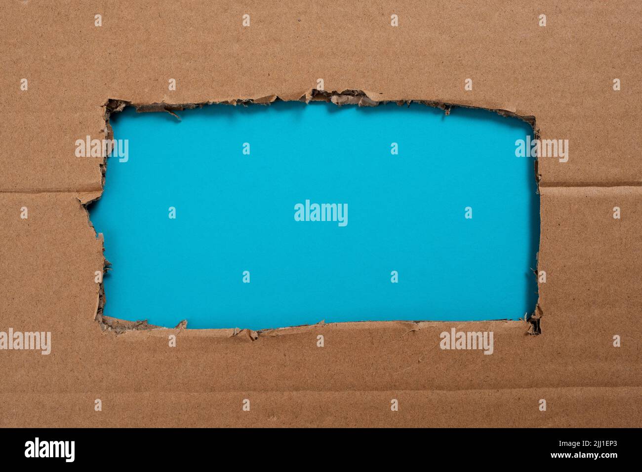 Important Informations Written Under Ripped Cardboard. Crutial ...