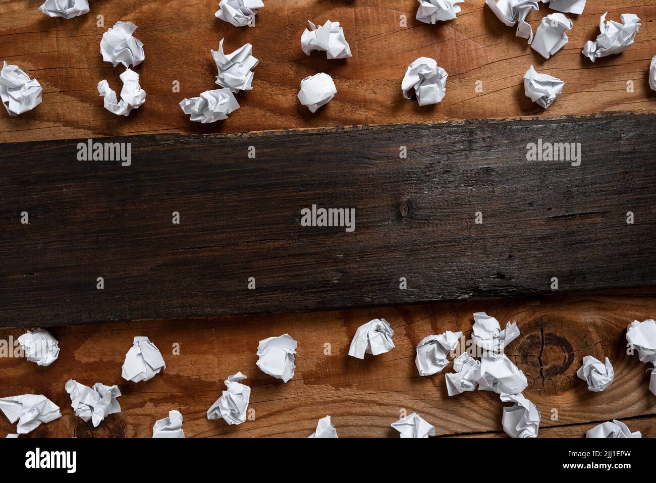 Important Informations Written On Piece Of Wood With Paper Wraps Around ...