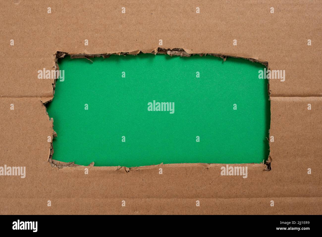 Important Informations Written Under Ripped Cardboard. Crutial ...