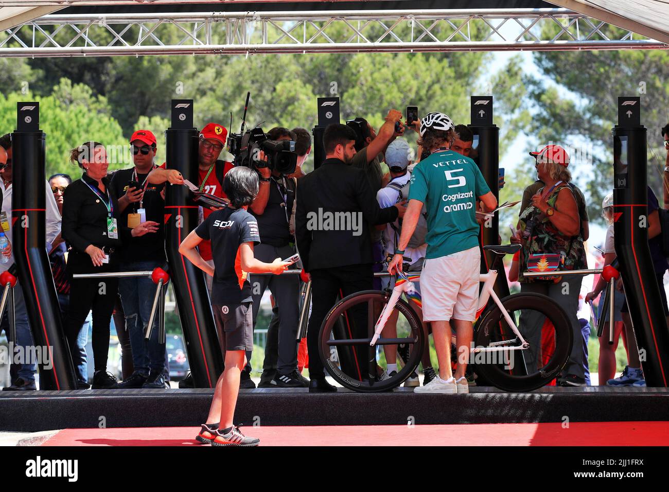 Le Castellet, France. 22nd July, 2022. Sebastian Vettel (GER) Aston ...