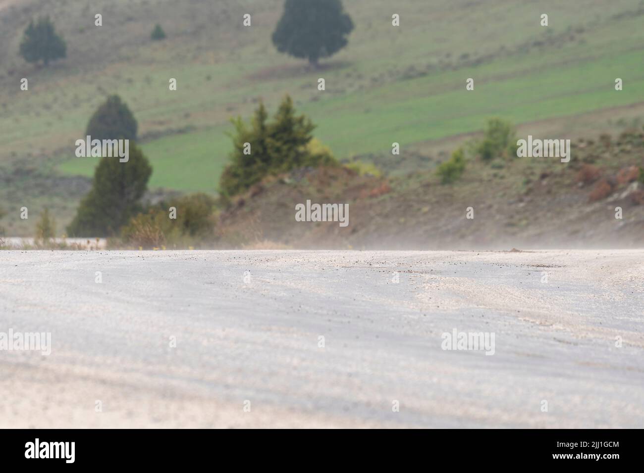 Front view of the road taken with selective focus Stock Photo - Alamy