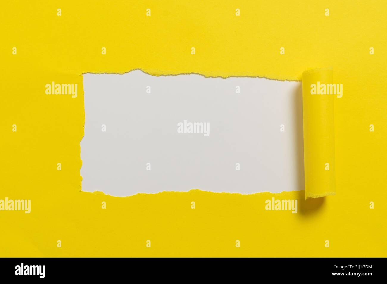Important Information Written Under Ripped Piece Of Paper. Crutial ...