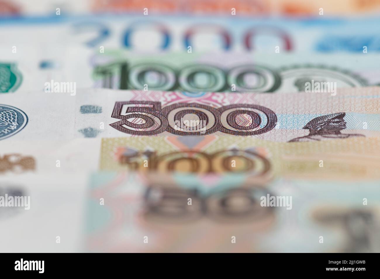 Russian rubles background. Money background and texture. Banknotes of ...