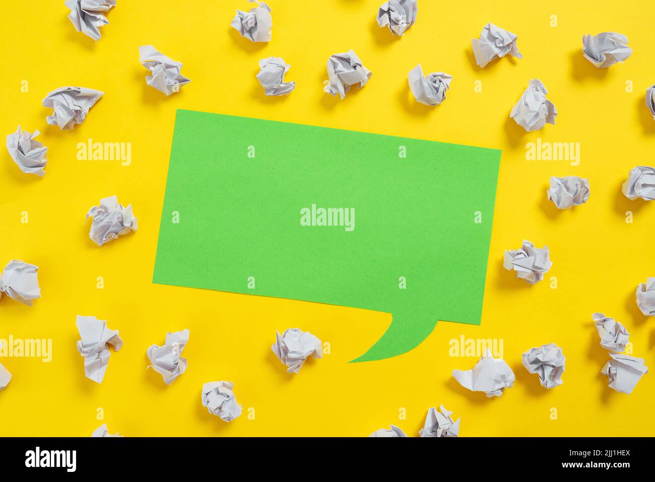 Paper Wraps Placed Around Speech Bubble With Important Information ...