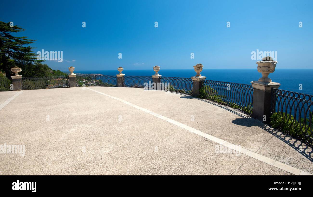 Villa Belvedere, Acireale Stock Photo - Alamy