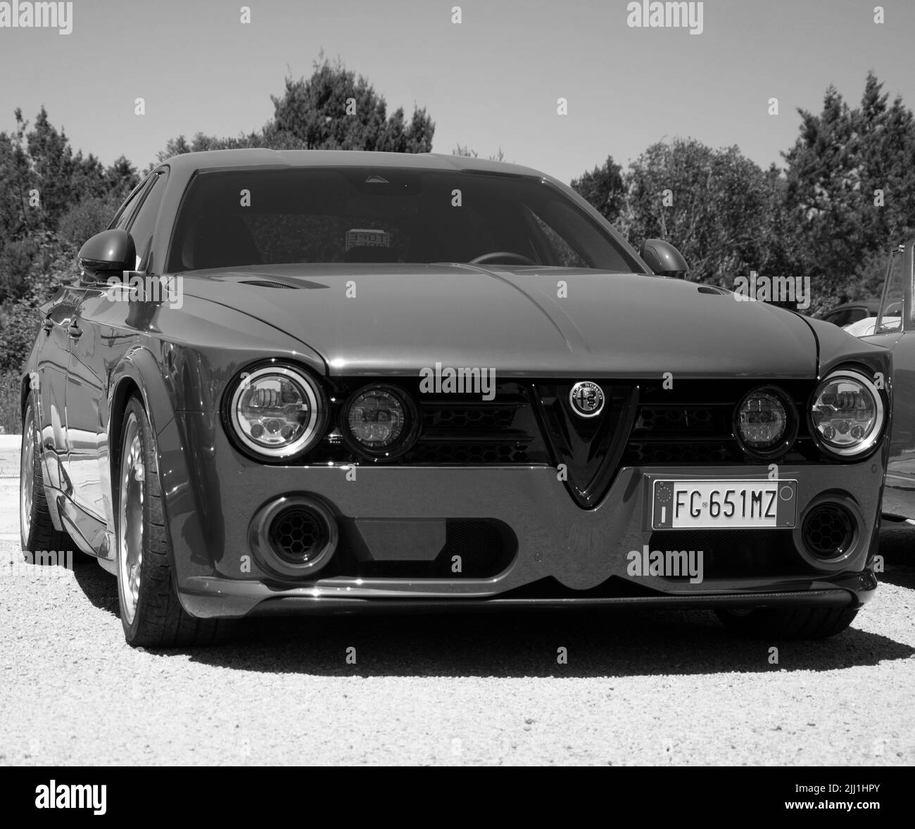 POLTU QUATU - ITALY - JUL 9 - 2022 : Alfa Romeo Giulia ErreErre Quatu ...
