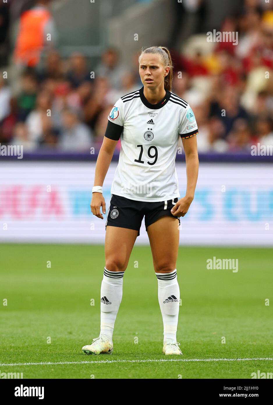 London, England, 21st July 2022. Klara Buhl of Germany during the UEFA ...